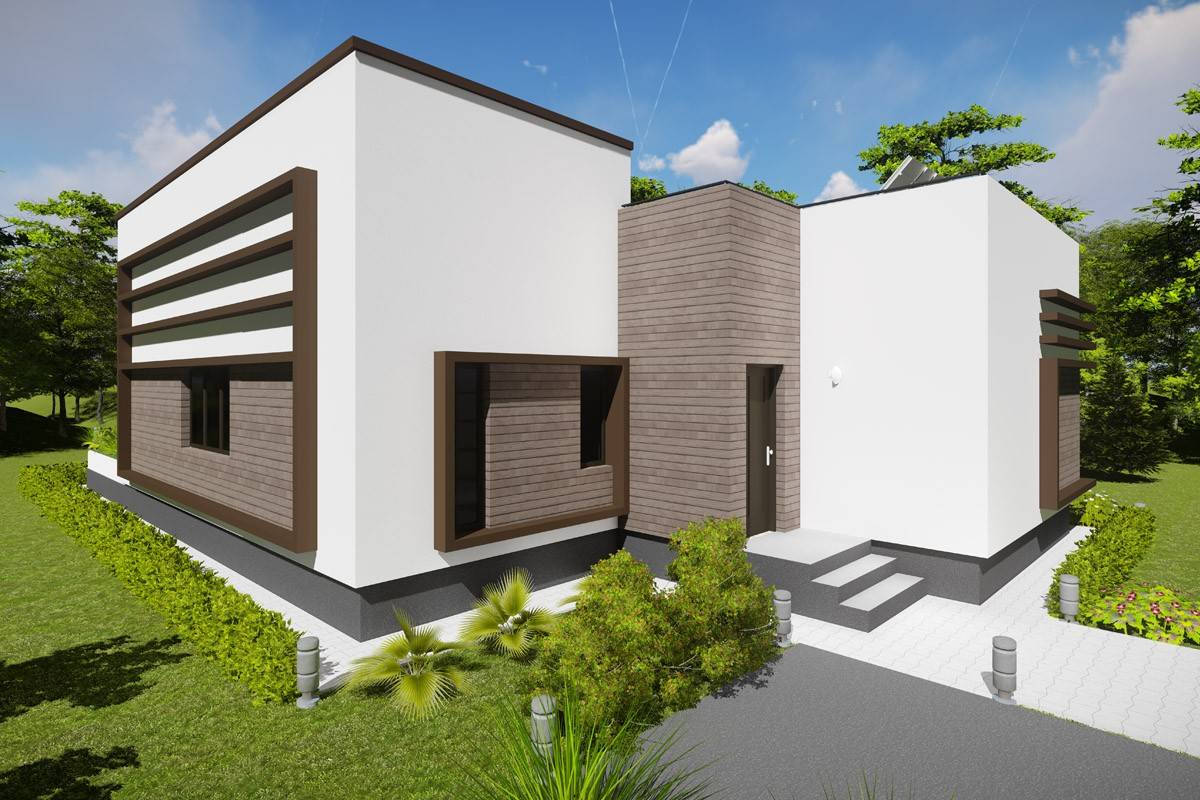 Constructie casa caramida moderna zidarie fara acoperis 027 – Wolf ...